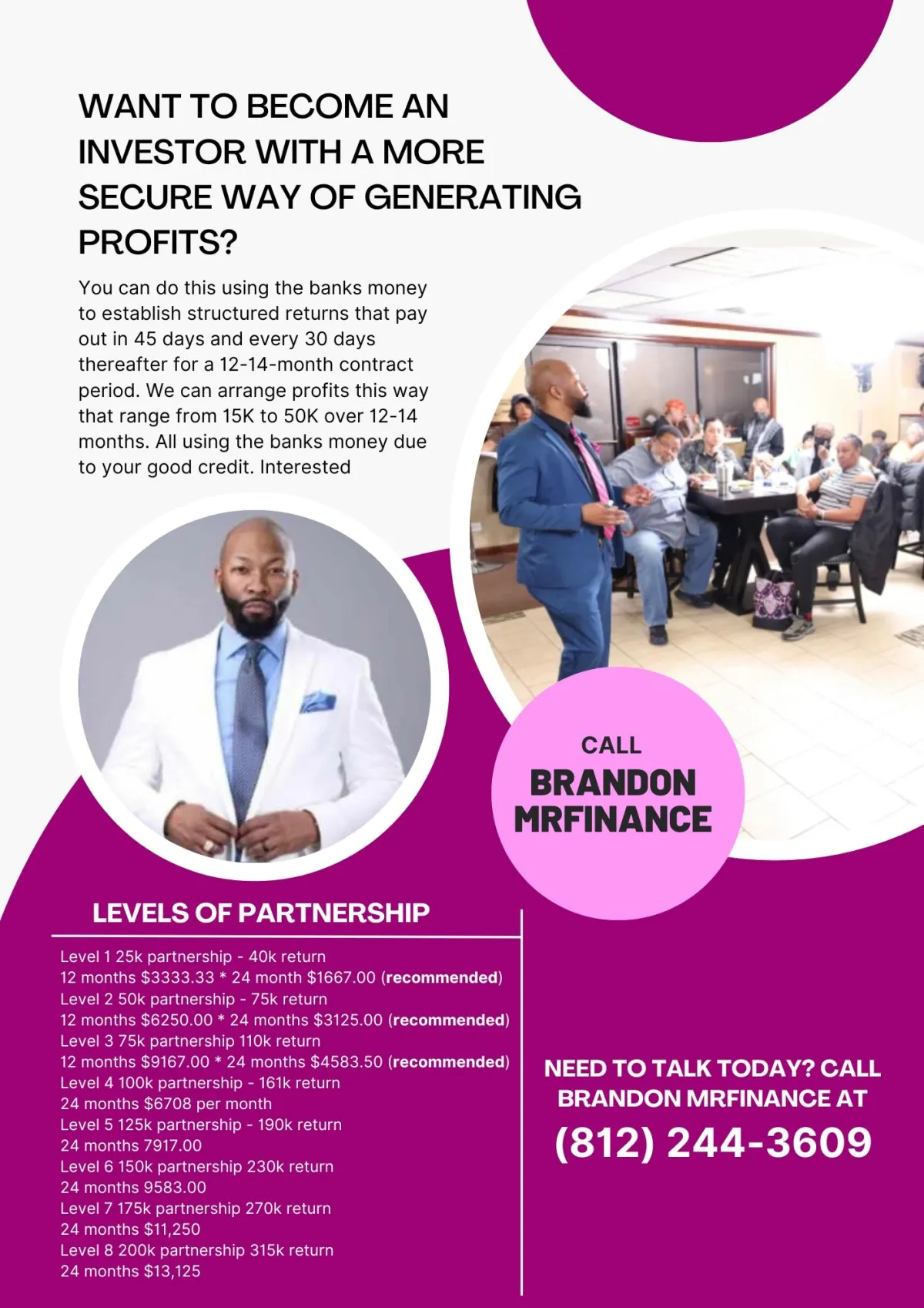 MrFinance’s Immediate Passive Income Program – Brandon Mr.Finance